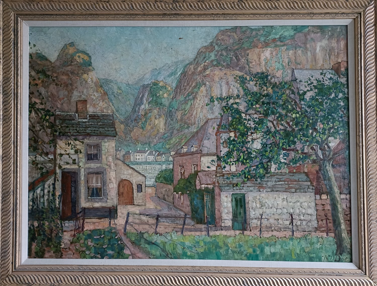 Jacobus Doeser - Z.T. Frans berglandschap -groot- Verkocht ...