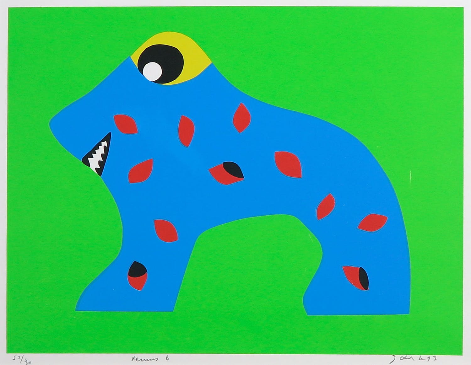 Jan Snoeck - Zeefdruk, Remus 6 Verkocht | Kunstveiling.nl
