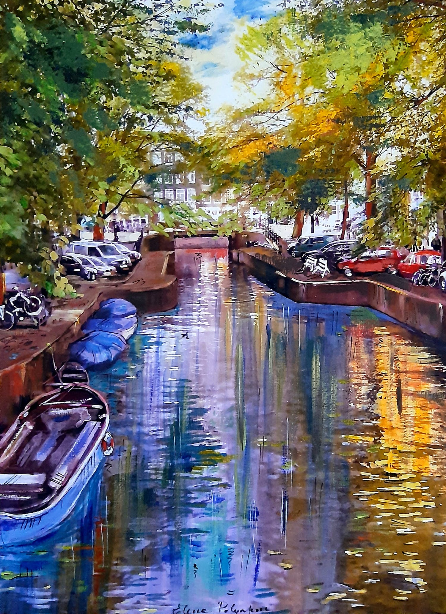 Elena Polyakova - Elena Polyakova - Zonlicht in Amsterdam Verkocht ...