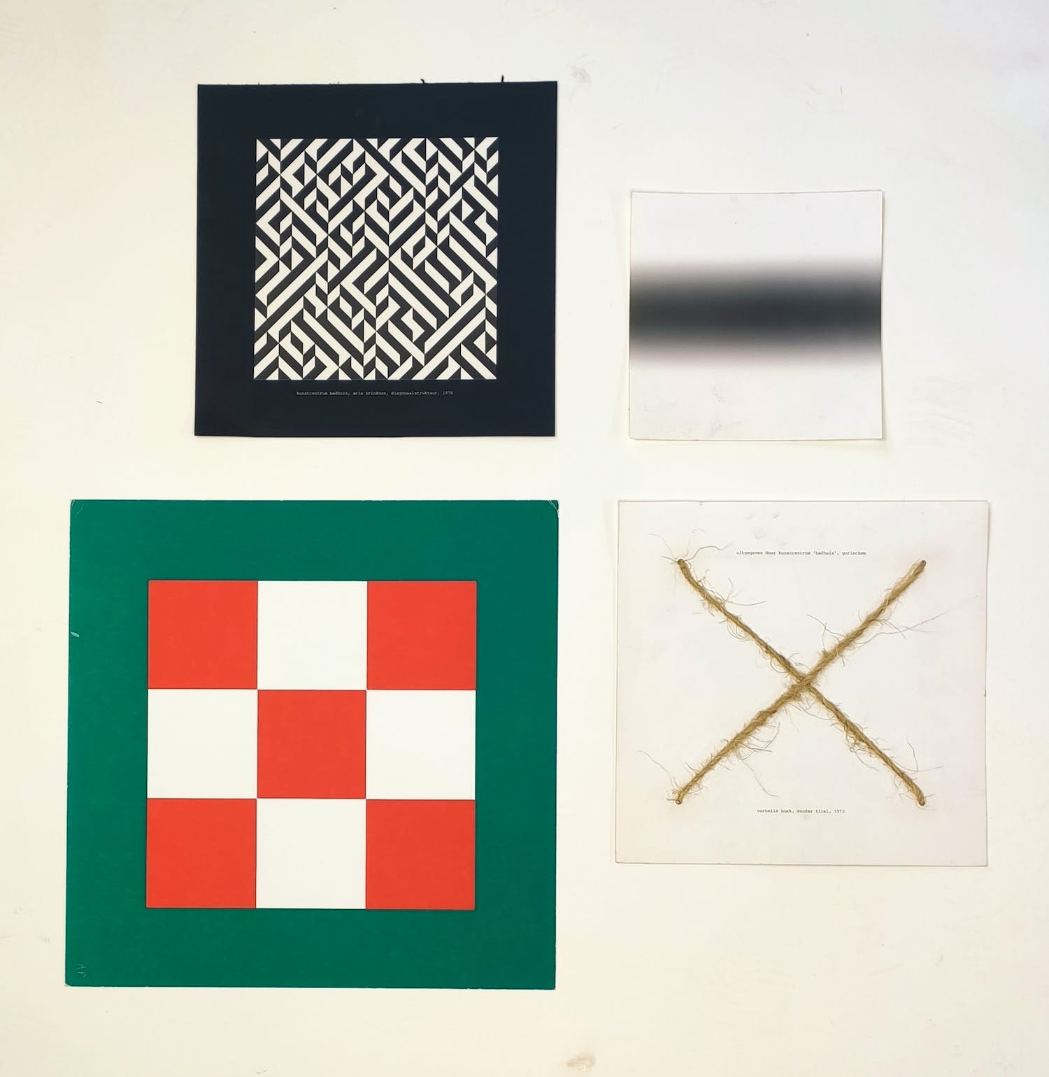 Arie Brinkman Lot Van Vier Diverse Geometrie Sold View The Auction Result Kunstveilingnl 