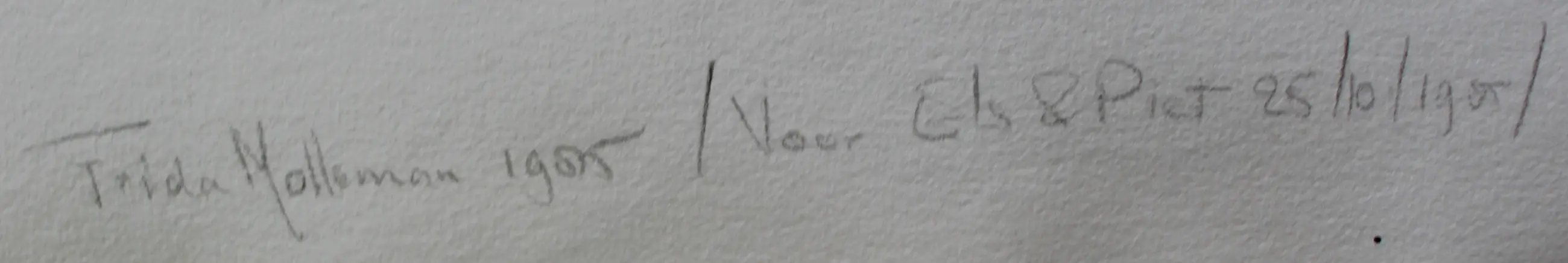 Frida Molleman - Acryl op papier: "Voor Els en Piet" - 1985 kopen? Bied ...