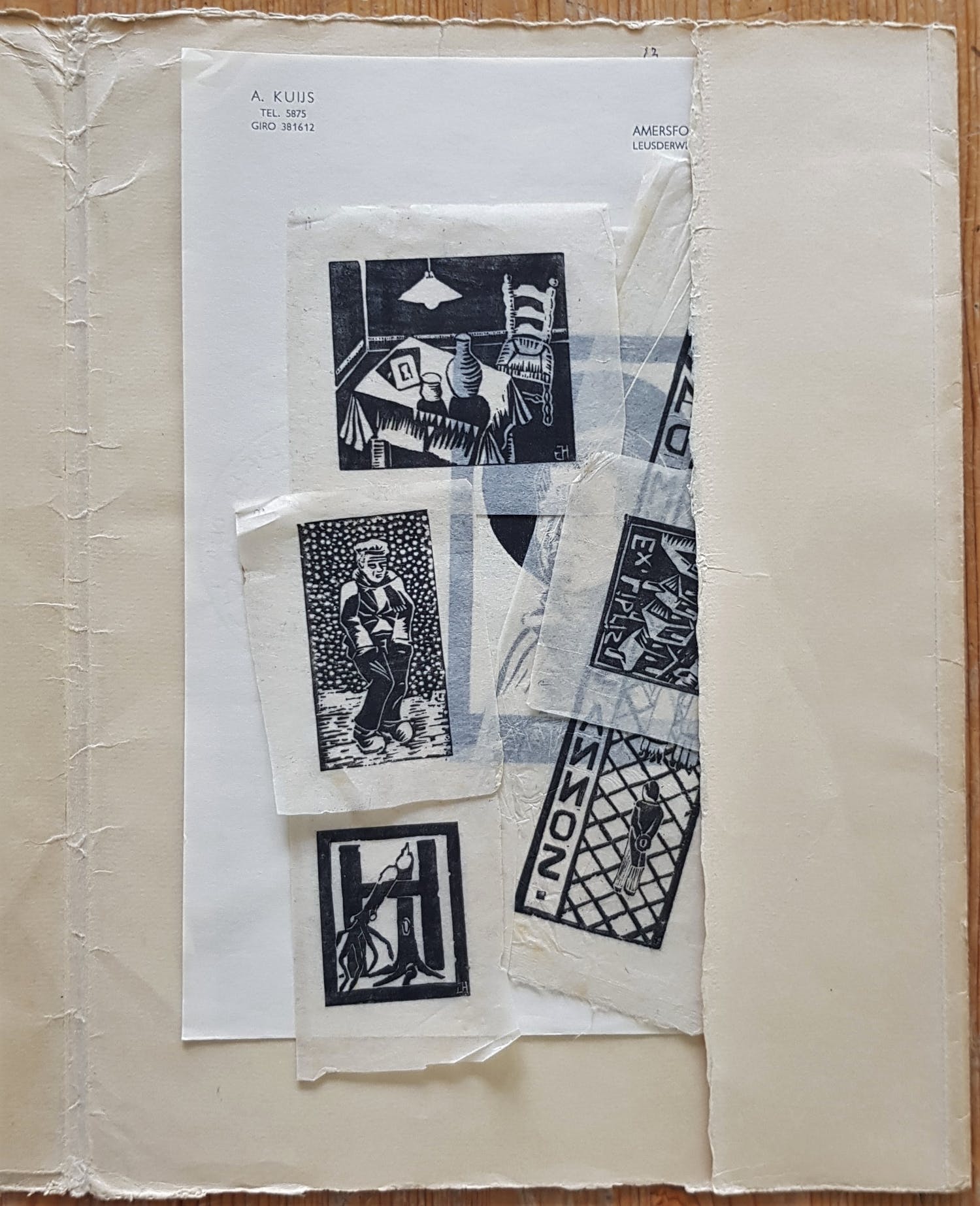 Jan Giesen - mapje Verkocht | Kunstveiling.nl