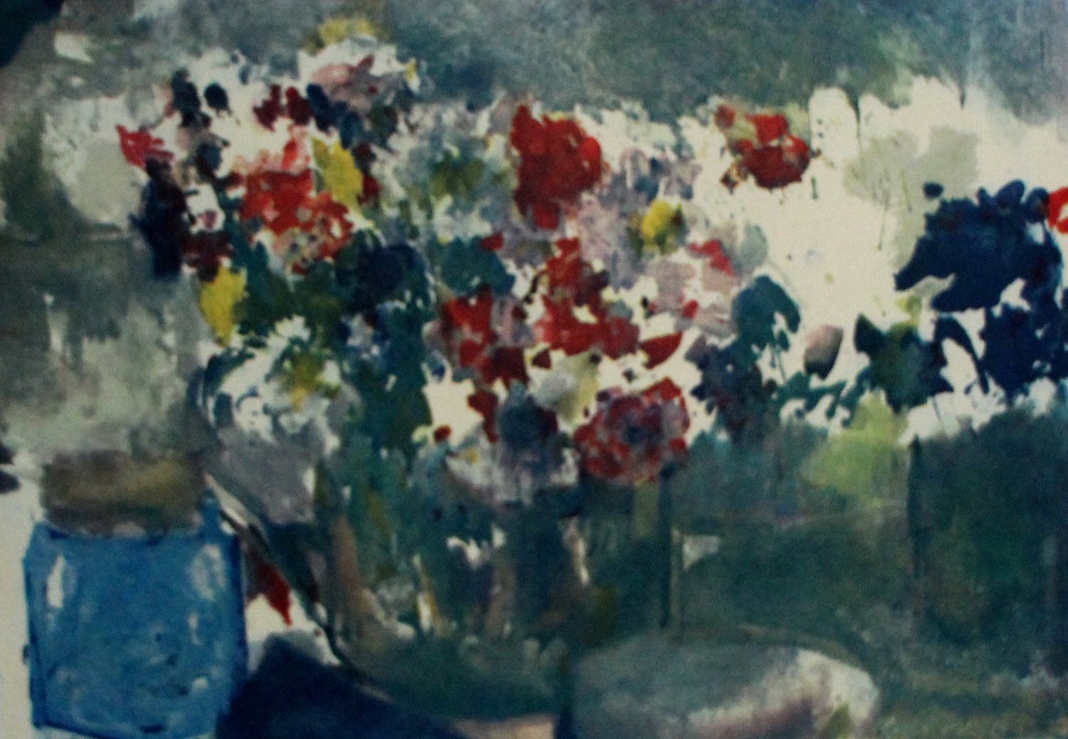 Kees Verwey - Ets/aquatint - bloemstilleven Verkocht | Kunstveiling.nl