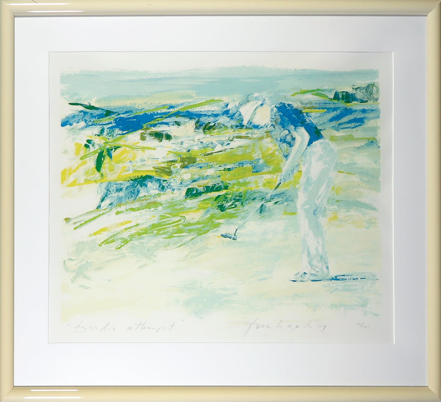 Frank Gude - Litho, Birdie ... - Ingelijst Verkocht | Kunstveiling.nl