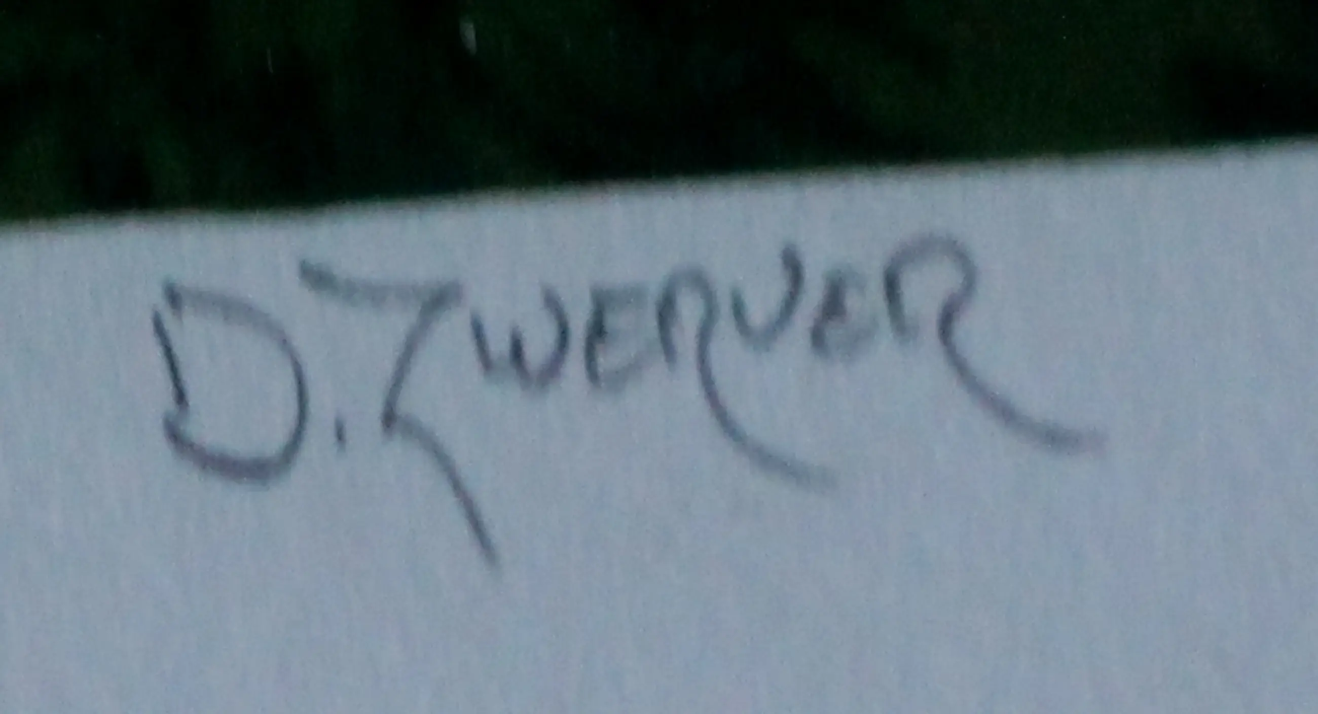 Dolf Zwerver - Ingelijste litho: Rhijnauwen 7 uur - 1971 Verkocht ...