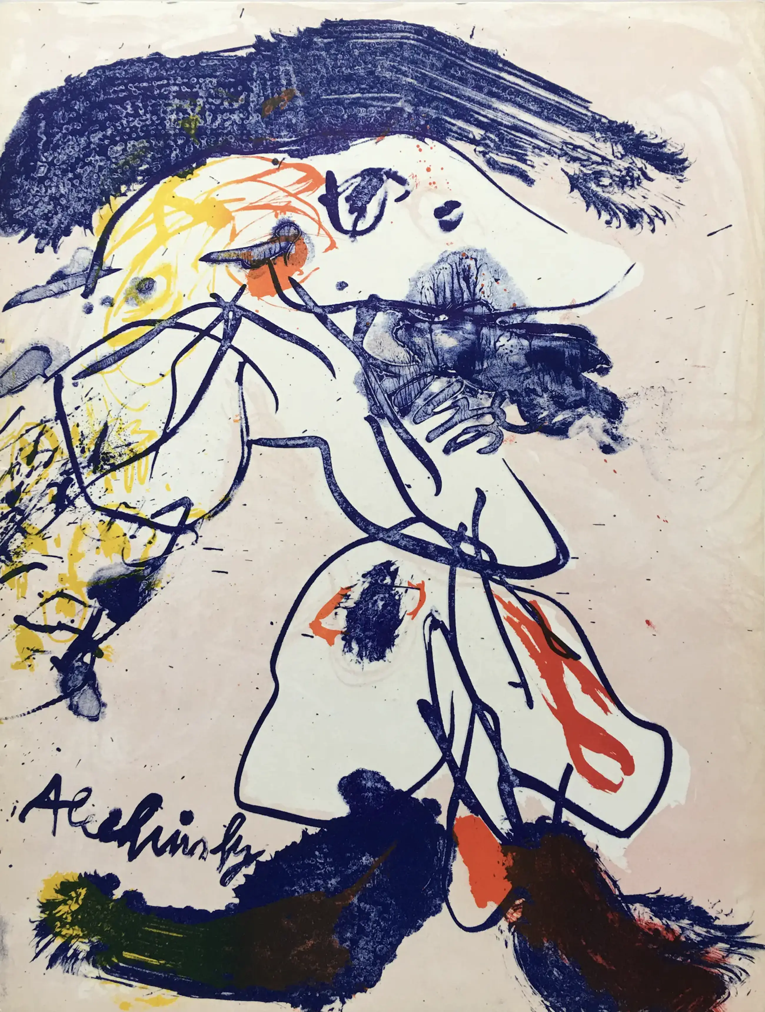 Pierre Alechinsky - catalogus - Galerie de France - 1962 - met 8 ...