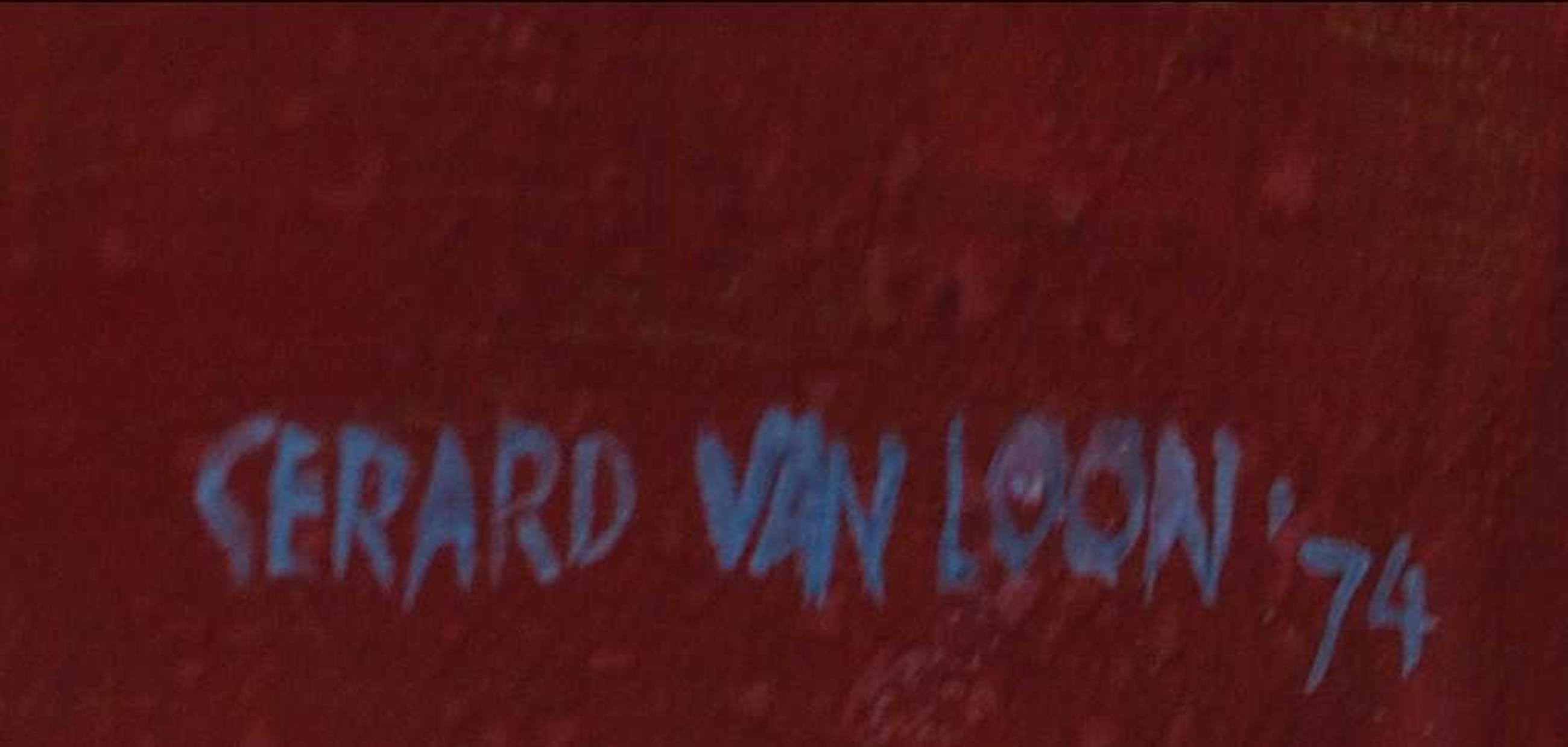 Gerard van Loon - Olieverf op doek, Wrak I - Ingelijst (Groot) Verkocht ...