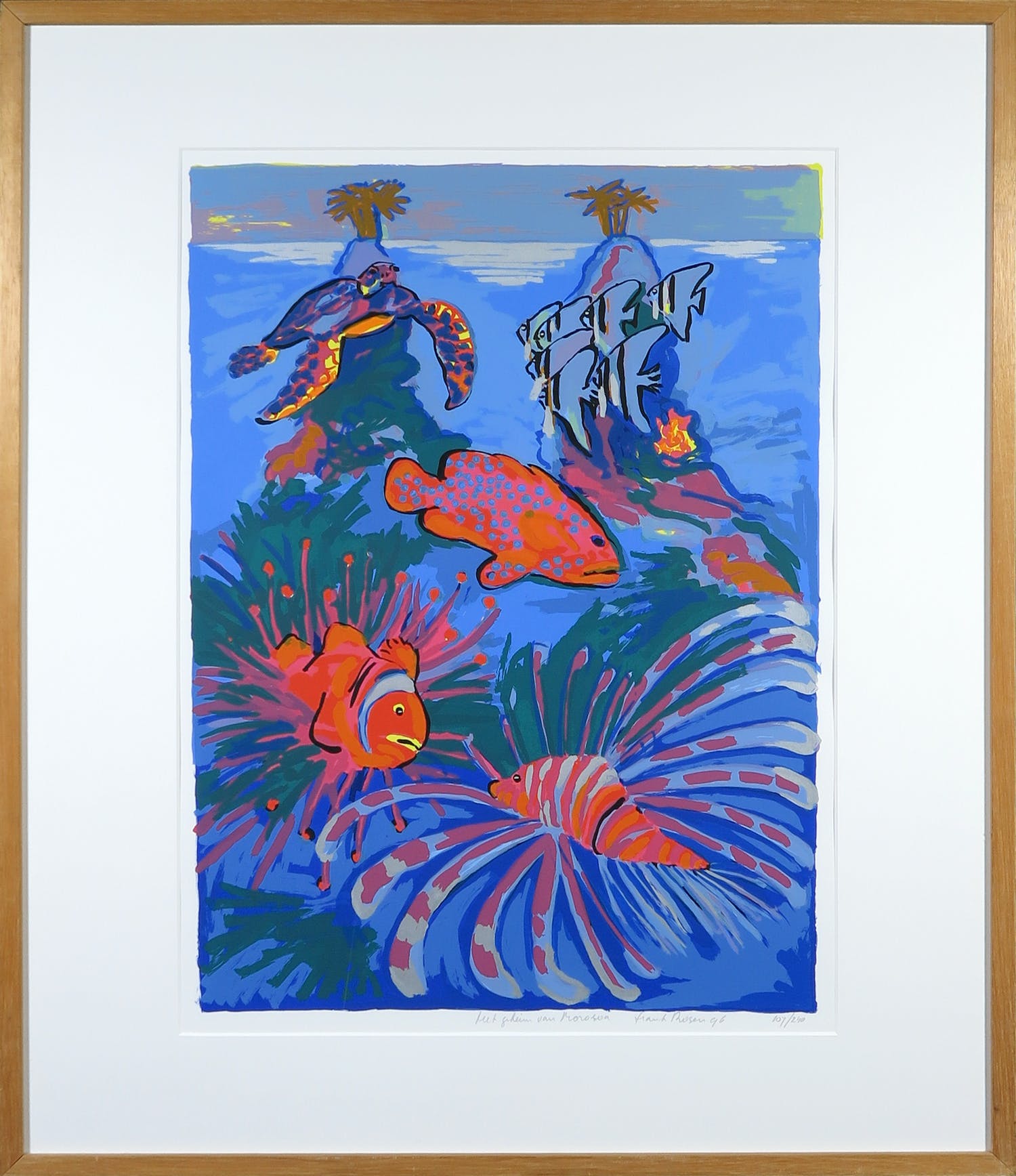 Frank Rosen - Zeefdruk, Het geheim van Moruroa Verkocht | Kunstveiling.nl