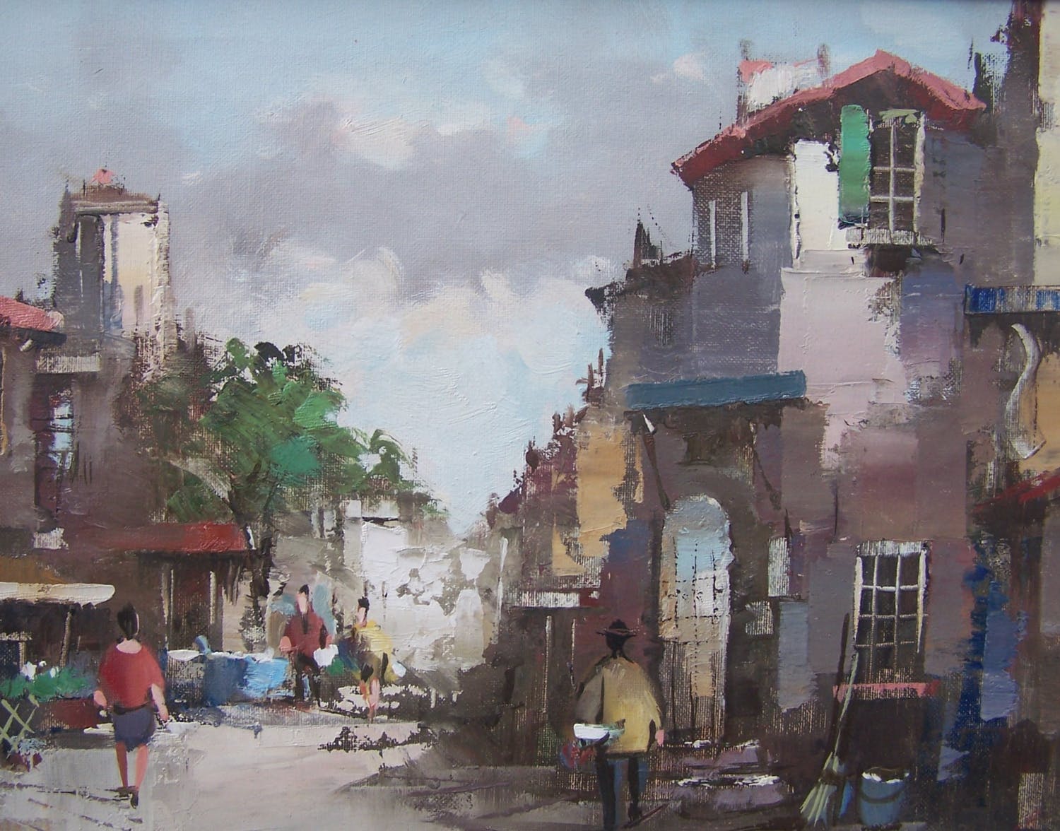 Harry Koolen - Frans Stadsgezicht Verkocht | Kunstveiling.nl