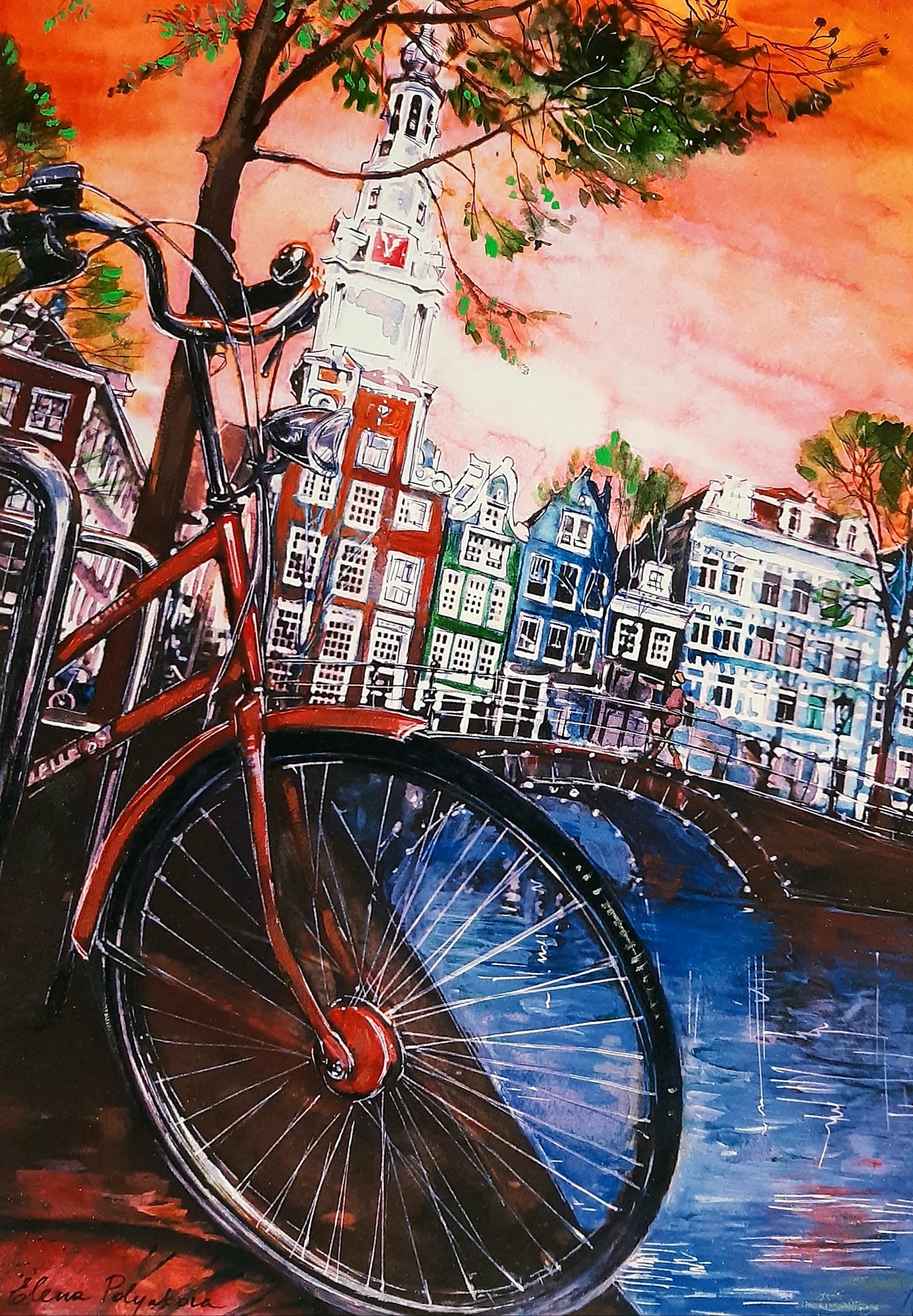 Elena Polyakova - In Amsterdam Verkocht | Kunstveiling.nl