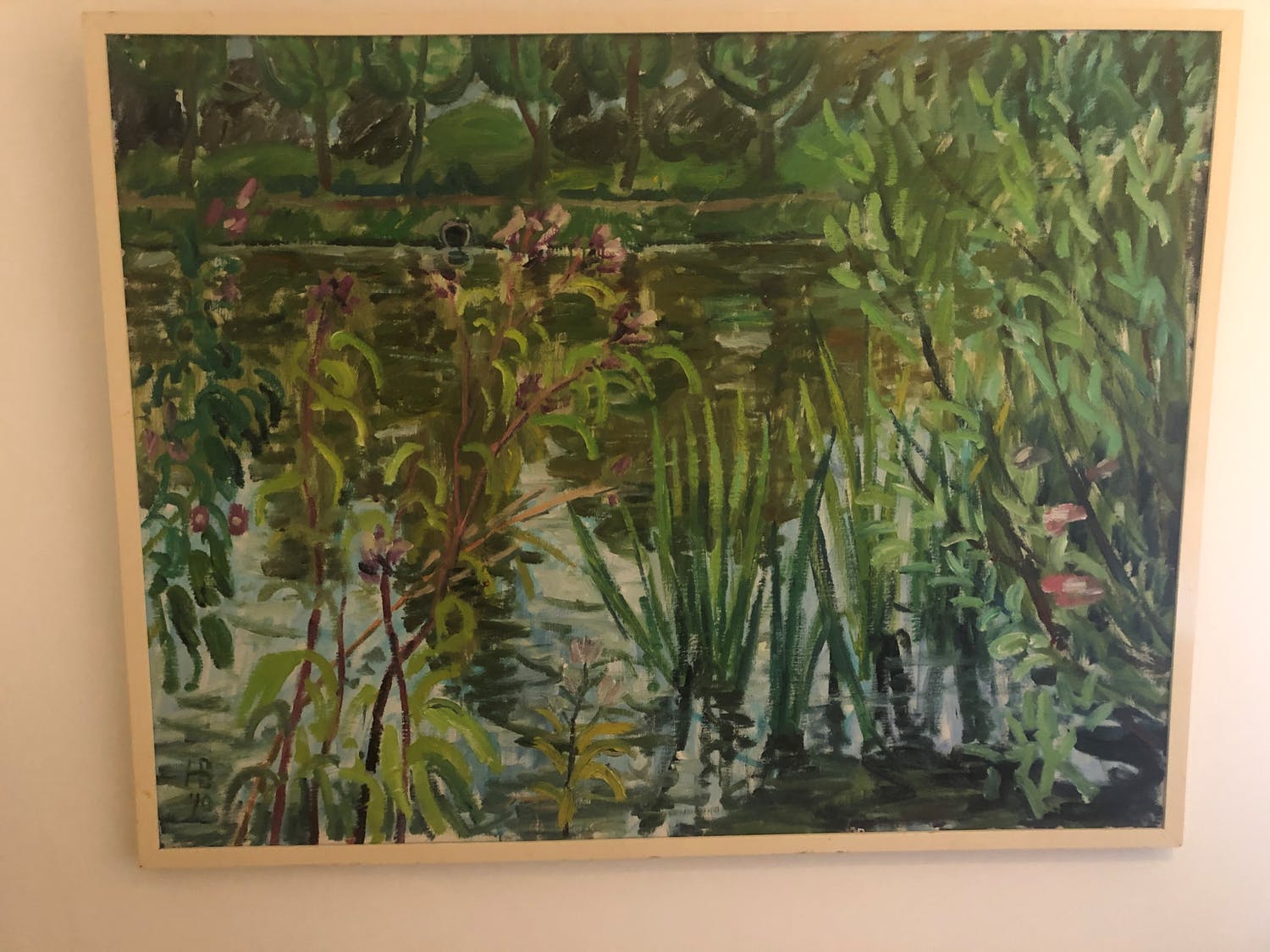 Hugo Brouwer - aan de waterkant Verkocht | Kunstveiling.nl