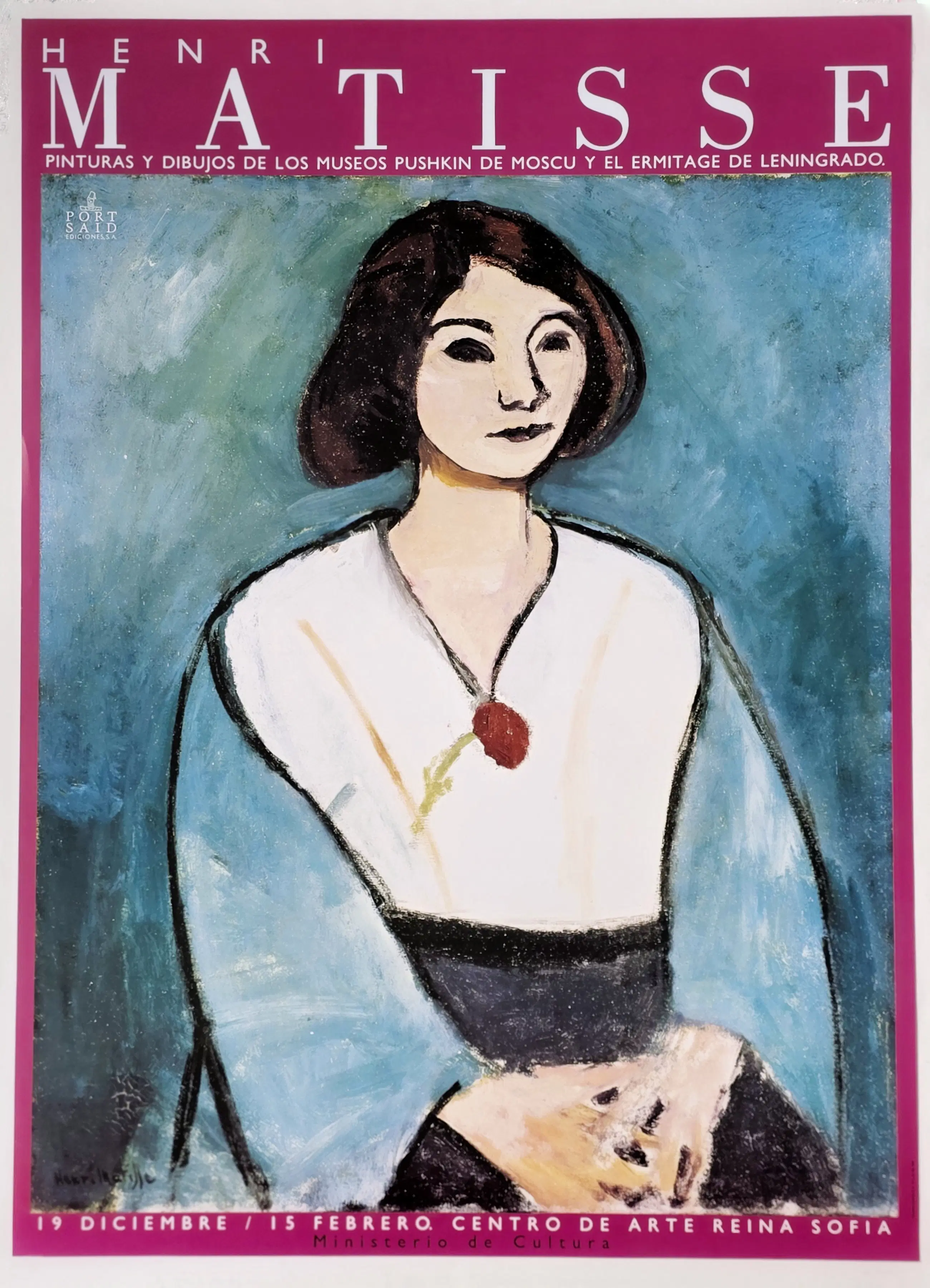 Henri Matisse - "Expo Reina Sofia (Pushkin/Ermitage" Offset Litho ...