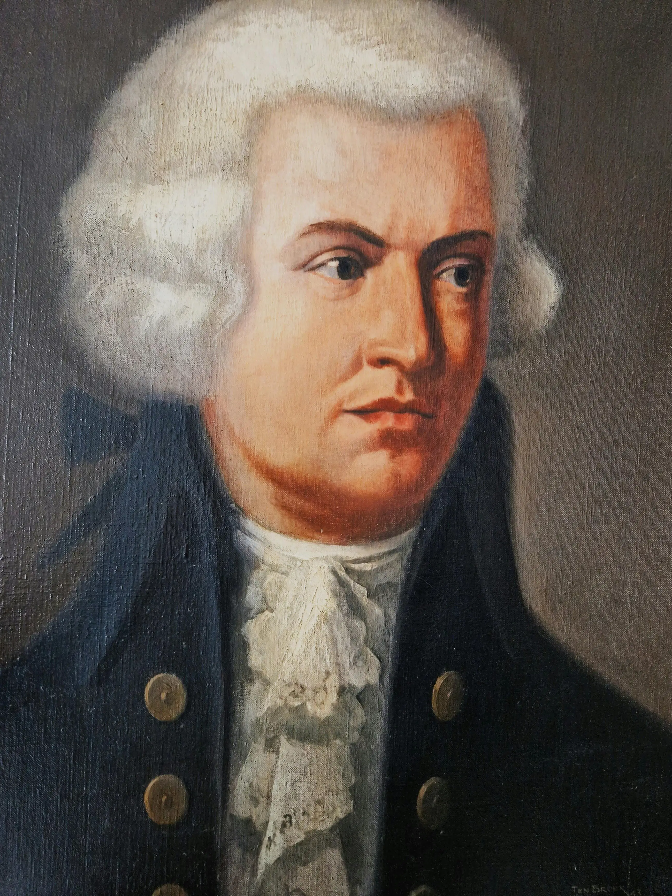 Wim ten Broek - groot 1943 - olieverf portret - Wolfgang Amadeus Mozart ...