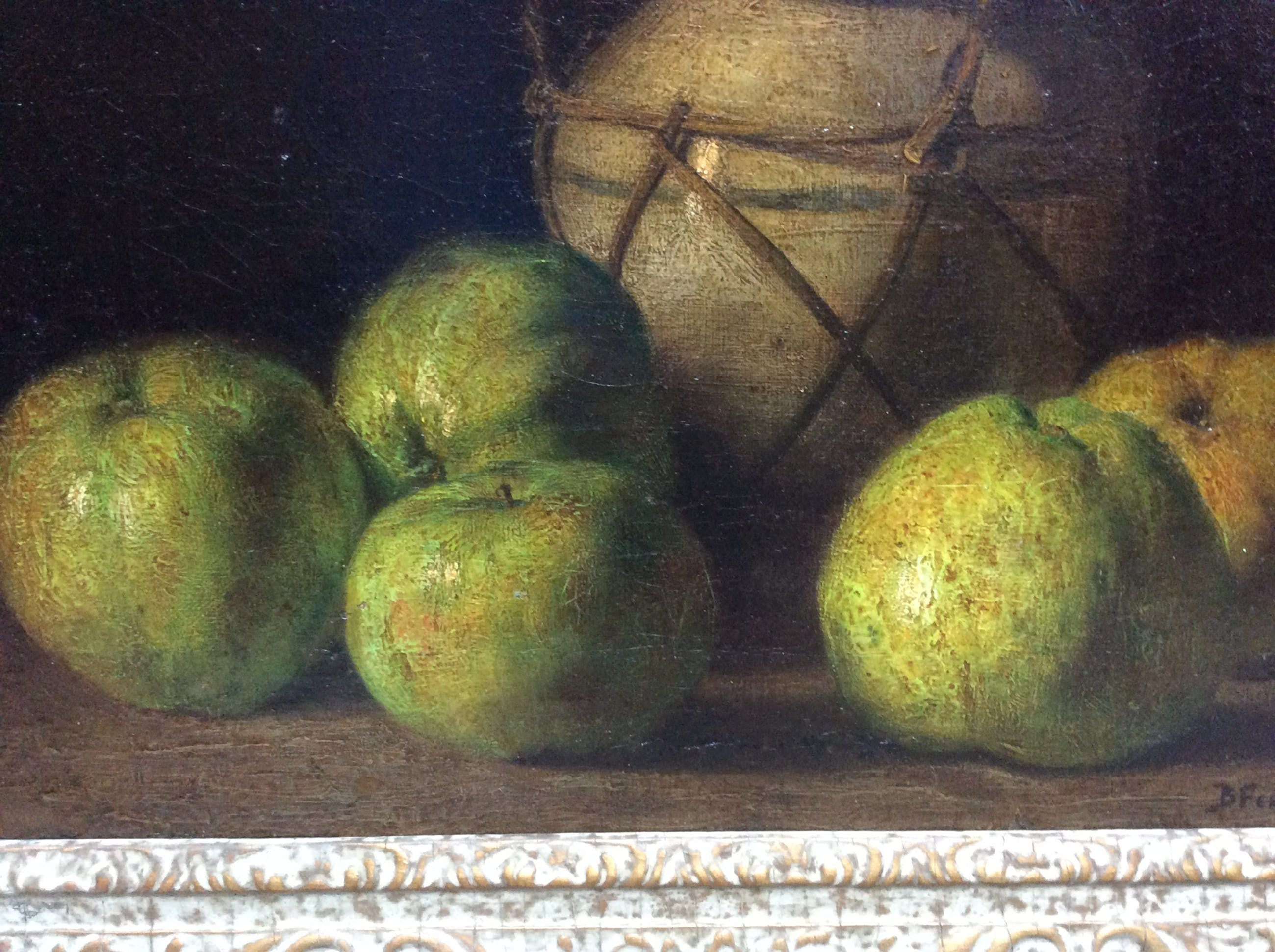 Barend Ferwerda - 1880-1958 Stilleven met gemberpot en appels Verkocht ...