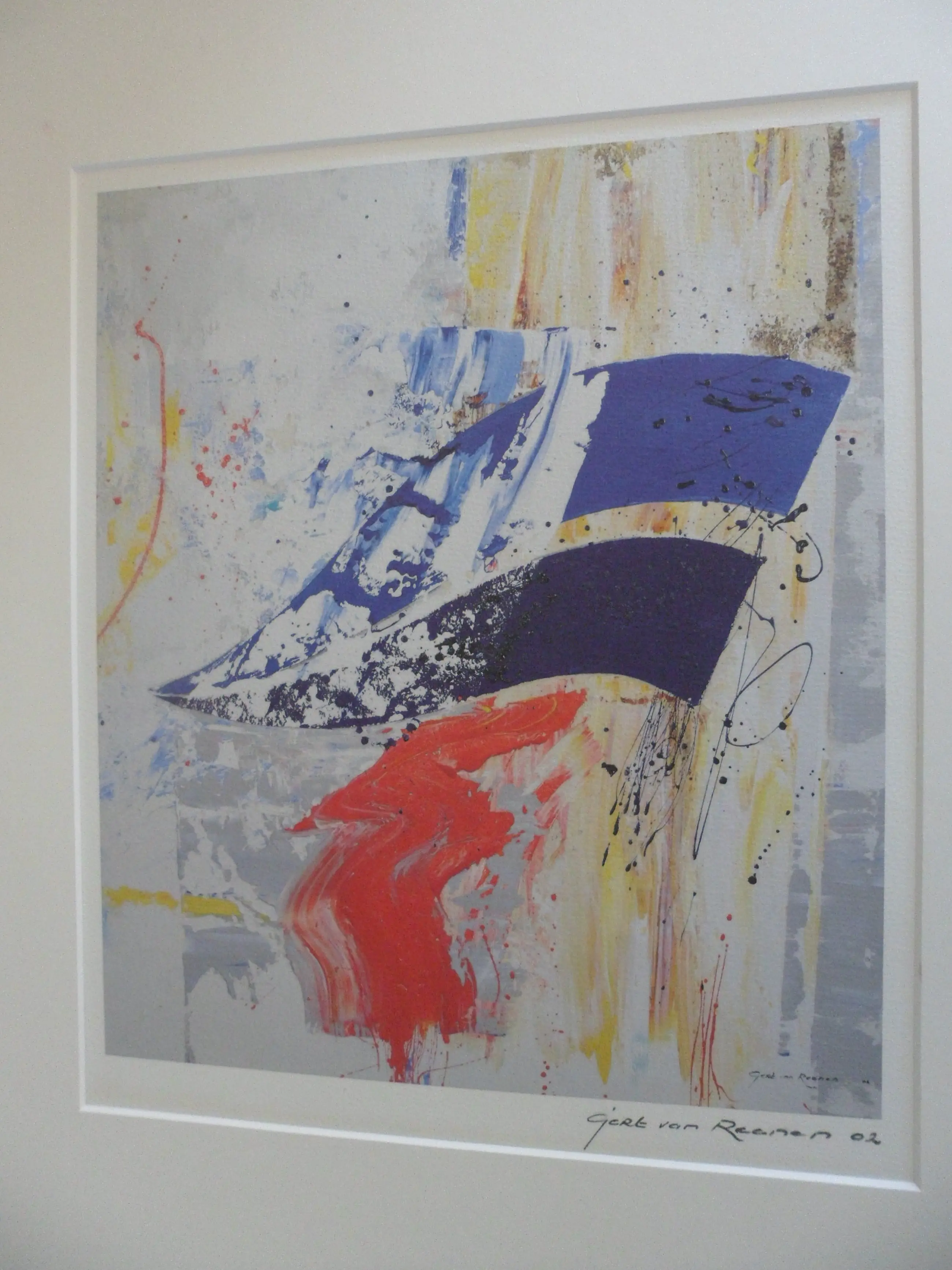 Gert van Reenen - Zeefdruk, zonder titel Verkocht | Kunstveiling.nl