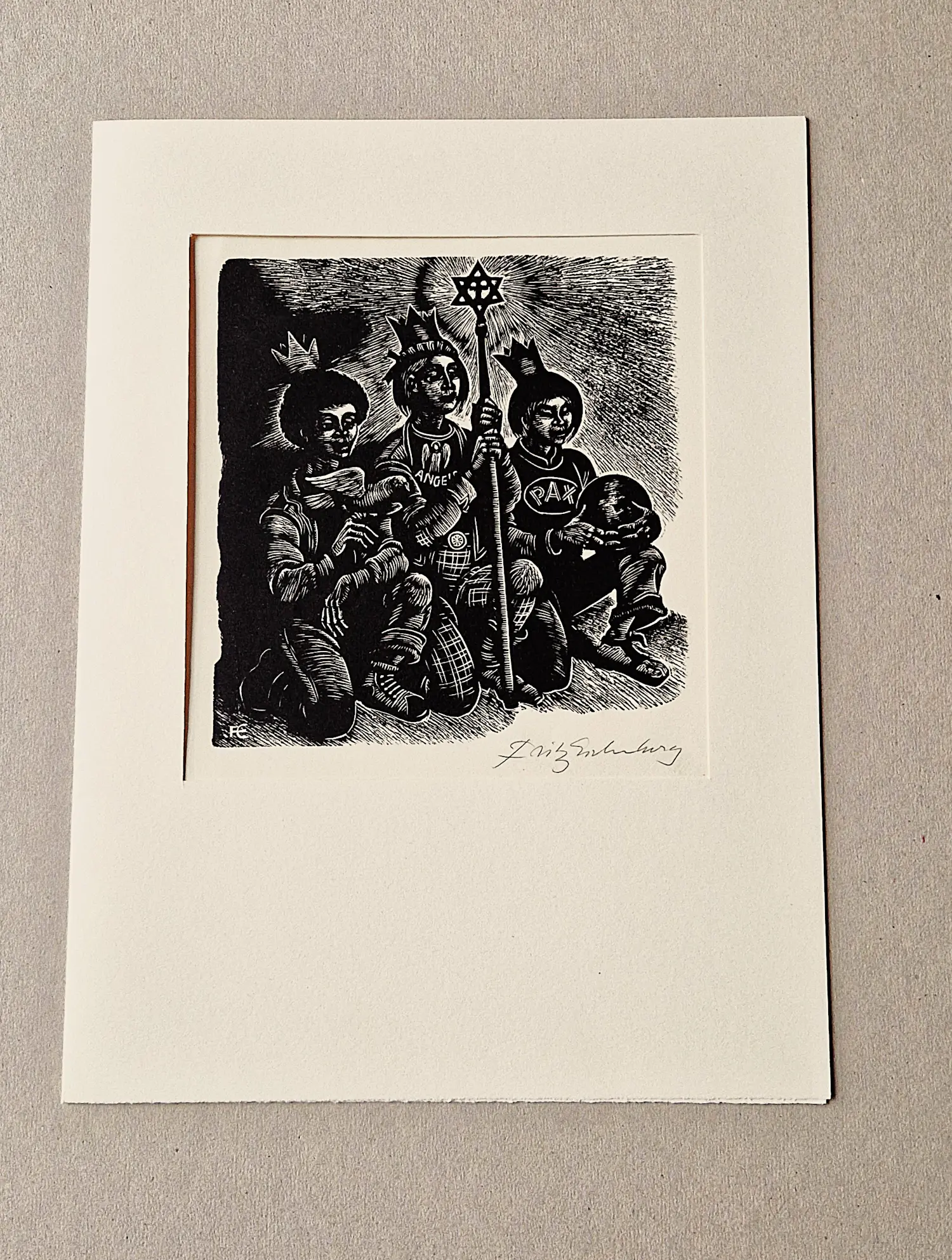 Veilingresultaten van Fritz Eichenberg | Kunstveiling.nl